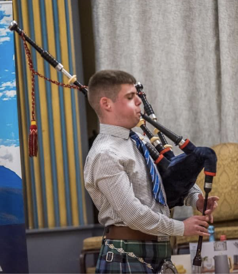 Preston Lodge High School Pipe BandNew Piping Apprentice – Andrew Orr